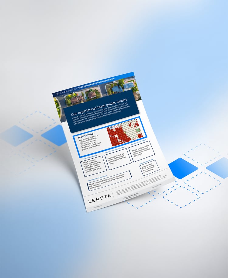 Flood Determination and Monitoring Services | LERETA