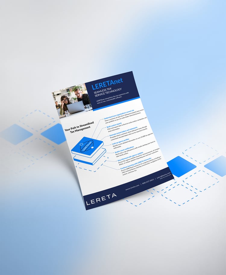 LERETAnet: Comprehensive Tax Servicing Platform for Lenders | LERETA